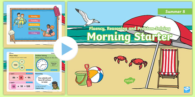 Year 2 Maths Summer Morning Starter PowerPoint 8