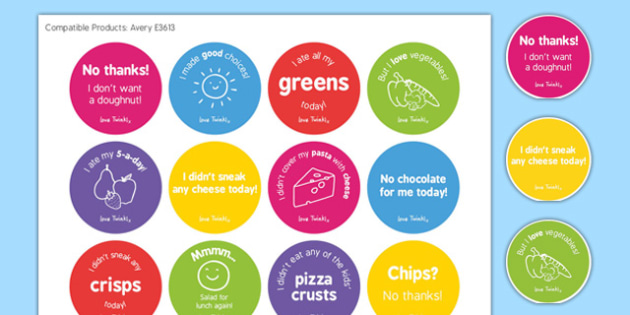 Adult Slimming Club Stickers