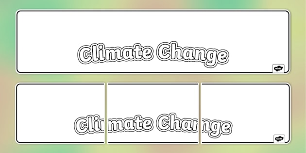 Climate Change Activities | twinkl.co.uk