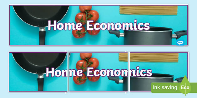 Home Economics Third Level Display Banner (teacher made)