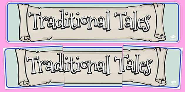 👉 Traditional Tales Display Banner (teacher made)