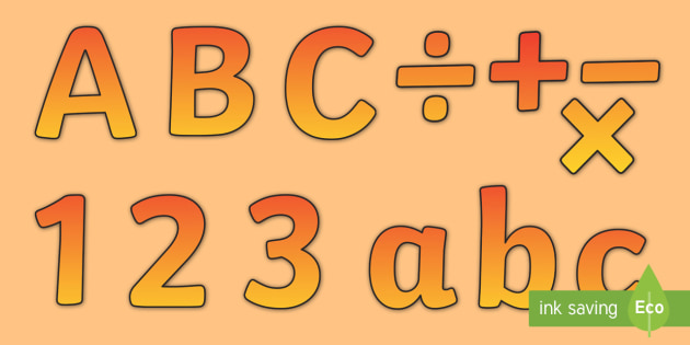 Display Letters | twinkl.co.uk