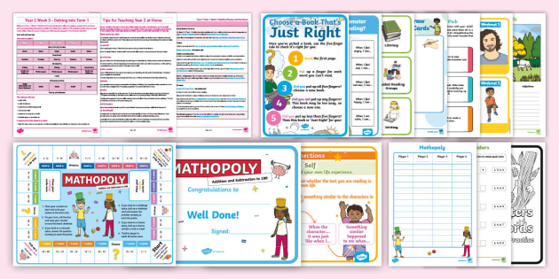 FREE! - Year 2 Term 1 Week 3 Remote Home Learning Pack