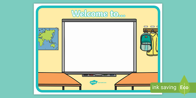 👉 "Welcome To" Sign (teacher made)