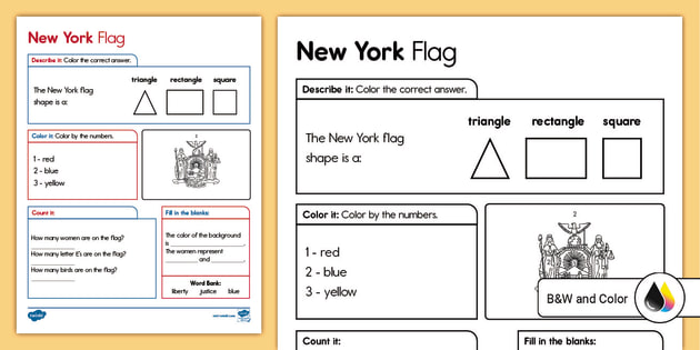 New York Flag Investigation Activity (teacher made)
