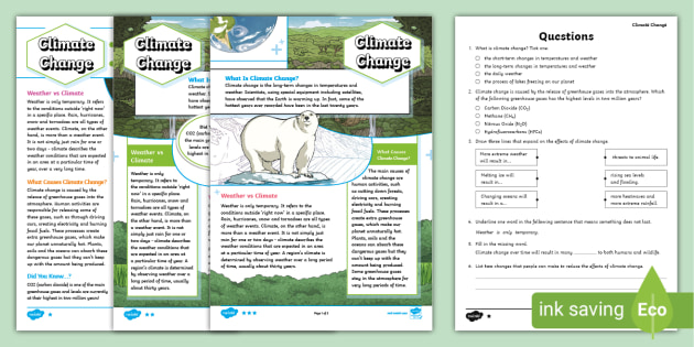 Geography Reading Comprehension • Twinkl.com.au