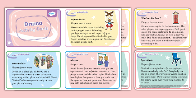 Drama Activity Cards | twinkl.com.au