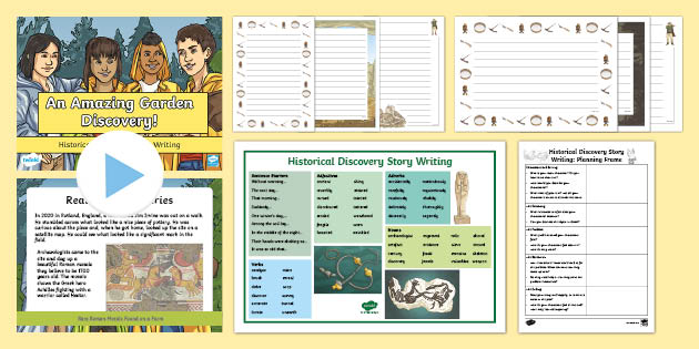 KS2 Historical Discovery Story Writing Resource Pack