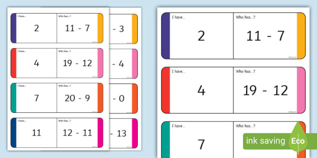 Mathematics Loop Cards • Twinkl.ca