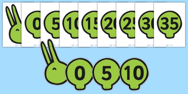 Counting in 5s Caterpillar Display Activity (teacher made)