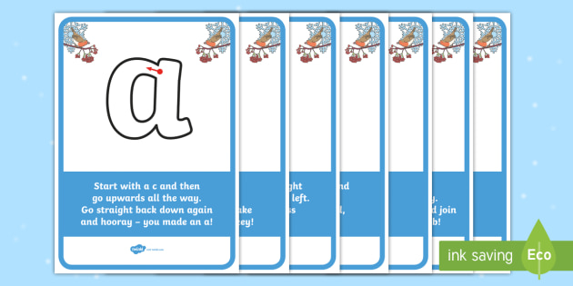 Winter Handwriting Worksheets - Letter Formation - Twinkl