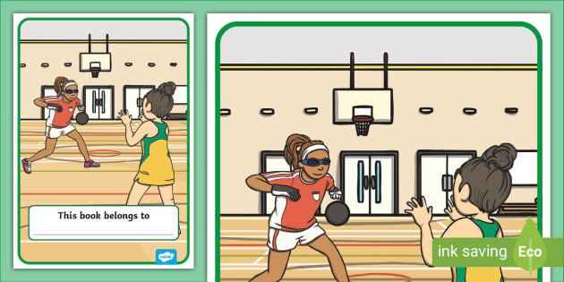 FREE! - Handball Themed Book Cover (Teacher-Made)