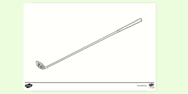 FREE! - Golf Club Colouring Page | Colouring Sheets