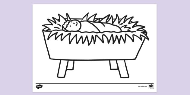 FREE! - Christmas Colouring Page Jesus | Colouring Sheets