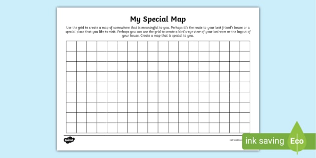 My Special Map Activity (teacher made)
