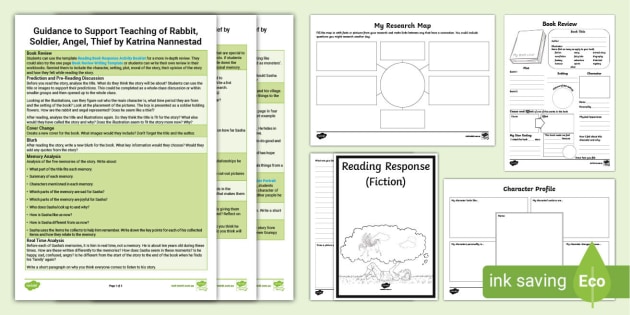 Pack to Support Teaching of Rabbit, Soldier, Angel, Thief