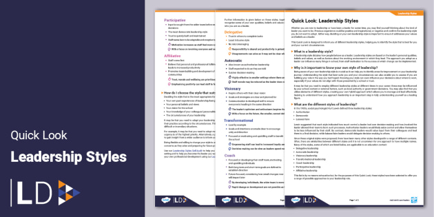 Stepping up to middle leadership: The role and responsibilities - Twinkl