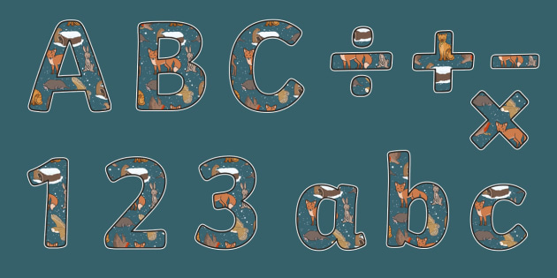 Ten Little Lights Display Lettering (teacher made)