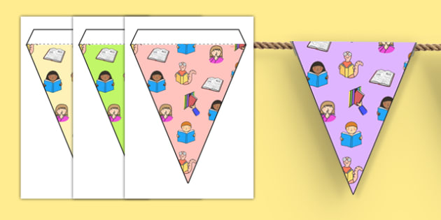 👉 Library Themed Bunting (teacher made)