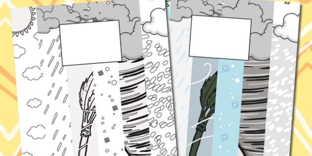 Weather Template Calendar | Twinkl Weather Resources