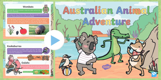 Australian Animal Adventure PowerPoint