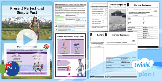 Language Conventions Present Perfect and Simple Past Tense Lesson
