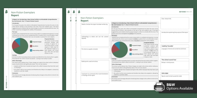 Report Writing Example for Students | Non-Fiction Writing