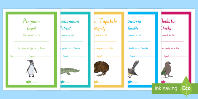 Celebrating the Child - Animal Certificates (teacher made)