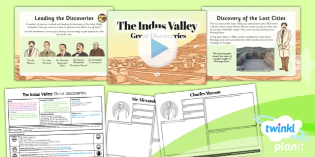 History: The Indus Valley: Great Discoveries UKS2 Lesson Pack 2