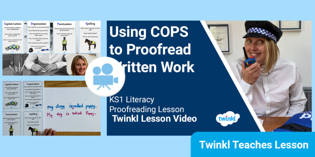 FREE! - KS1 (Ages 5-7) Proofreading: Video Lesson