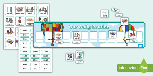 Activity Chart for Toddlers丨EYLF丨Routine丨Daily Planning.