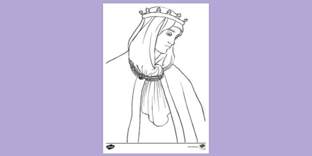 FREE! - St Margaret Colouring Sheet | Colouring Sheets