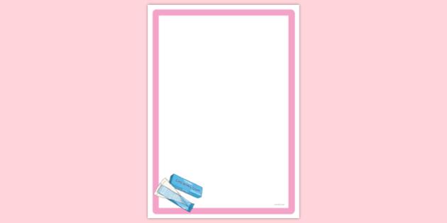 FREE! - Chewing Gum Page Border (teacher made)