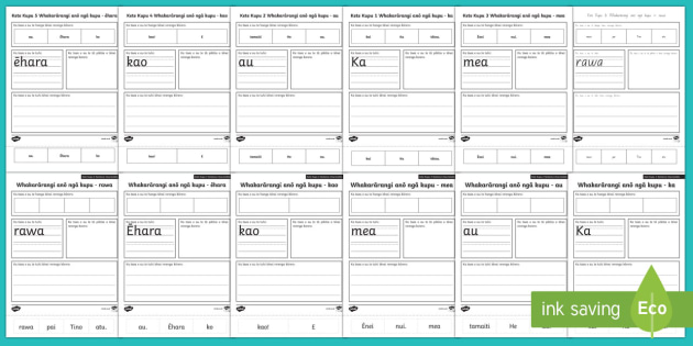 Te Reo Māori Sight Words Activity Pack (teacher made)