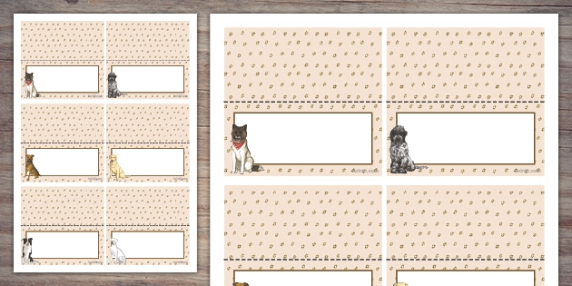 Dog Place Names | Twinkl Party (teacher made)