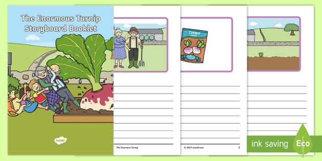 The Enormous Turnip Storyboard Booklet (teacher made)
