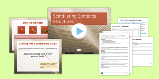 Improving Writing With Upgraded Sentence Structure Lesson