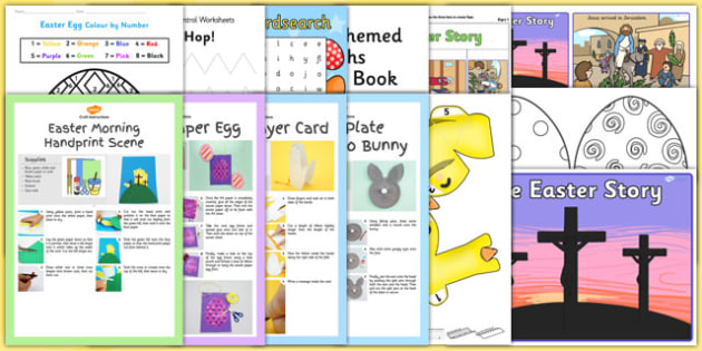 Top 10 Easter Resource Pack (teacher made)