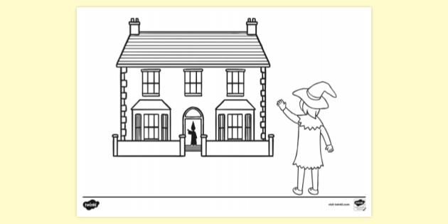 FREE! - Friends Go Home - Colouring Sheet (teacher made)