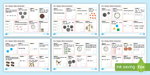 Year 1 Spring 2 Maths Activity Mats (Teacher-Made) Year 1 Spring 2 Maths Activity Mats (Teacher-Made)