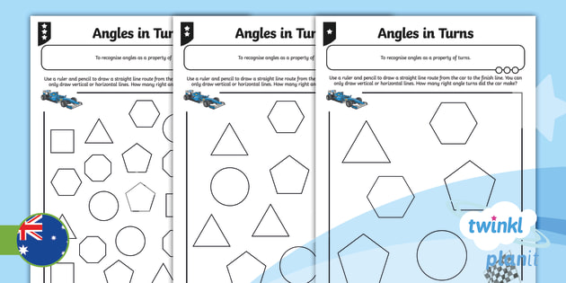 Year 3 Geometric Reasoning: Recognising Angles Home Learning Tasks