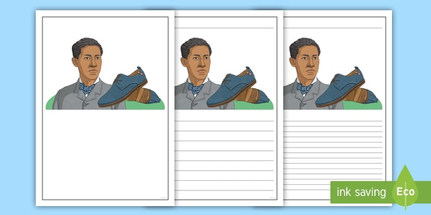 Jan Ernst Matzeliger Writing Frames (teacher made)