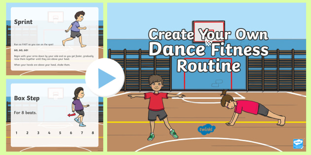 Create Your Own Dance Fitness Routine PowerPoint