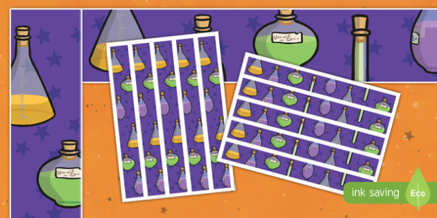 Potions Display Borders (teacher made)