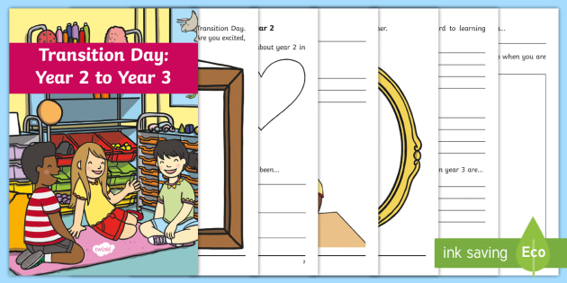 Transition Day: Year 2 to Year 3 Booklet (teacher made)