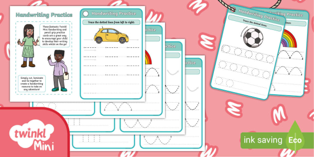 Twinkl Mini Handwriting Practice Cards (teacher made)