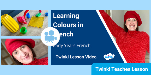 👉 Learning Colours in French Video Lesson | EYFS Languages