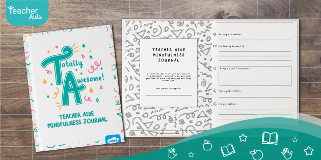 Teacher Aide Mindfulness Booklet (teacher made)