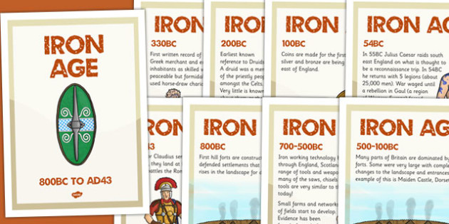 Iron Age Timeline Posters (teacher made)