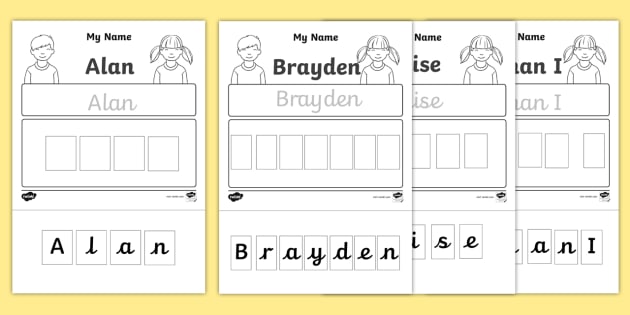 Editable Name Writing Practice Worksheet English Primary Editable Name Writing Practice Worksheet English Primary